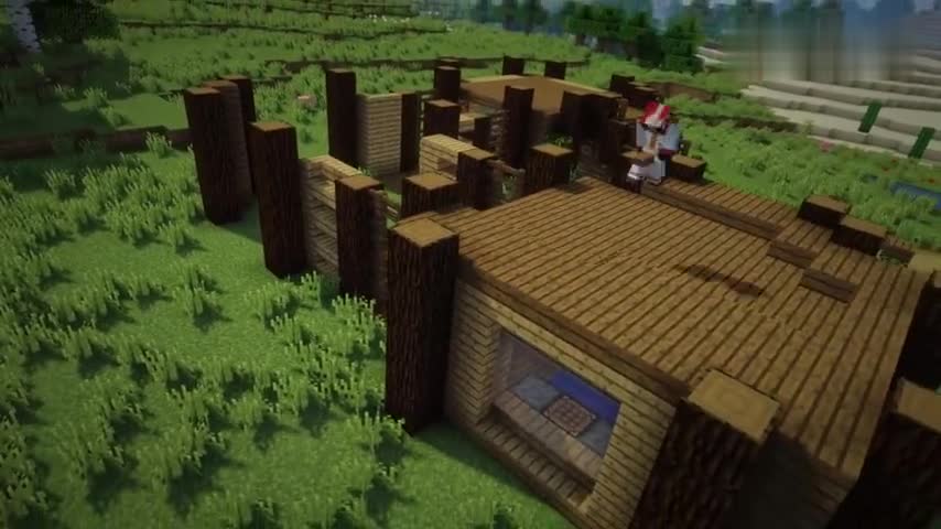 《我的世界》5分多钟教你建造多人生存基地,不但好看还实用