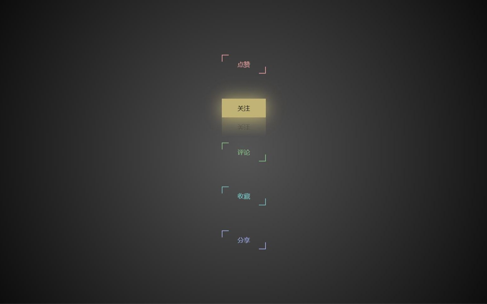 一目了然的HTML+CSS小实例之鼠标悬停发光按钮,你学会了吗?