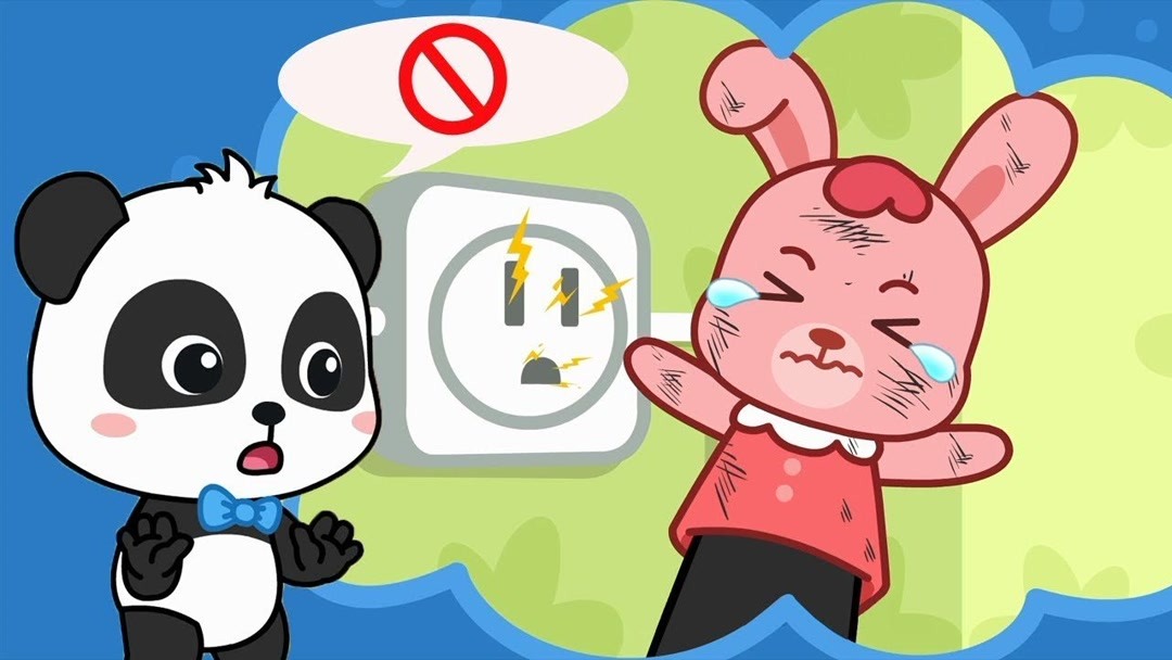 宝巴士早教动画:危险!插座有电不要摸, 儿童居家安全儿歌