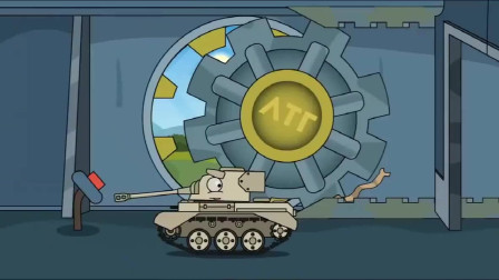 关于坦克的动画:打晕敌人乘坐电梯逃跑