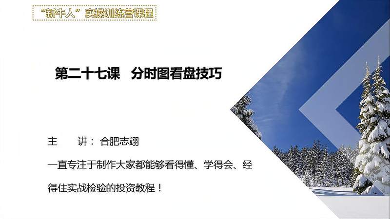 27.分时图看盘技巧(1)
