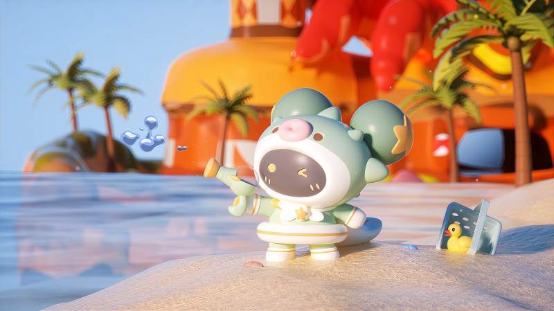 迷你世界迷萌假日盲盒:余小欢报告!传输快乐的目标已锁定~