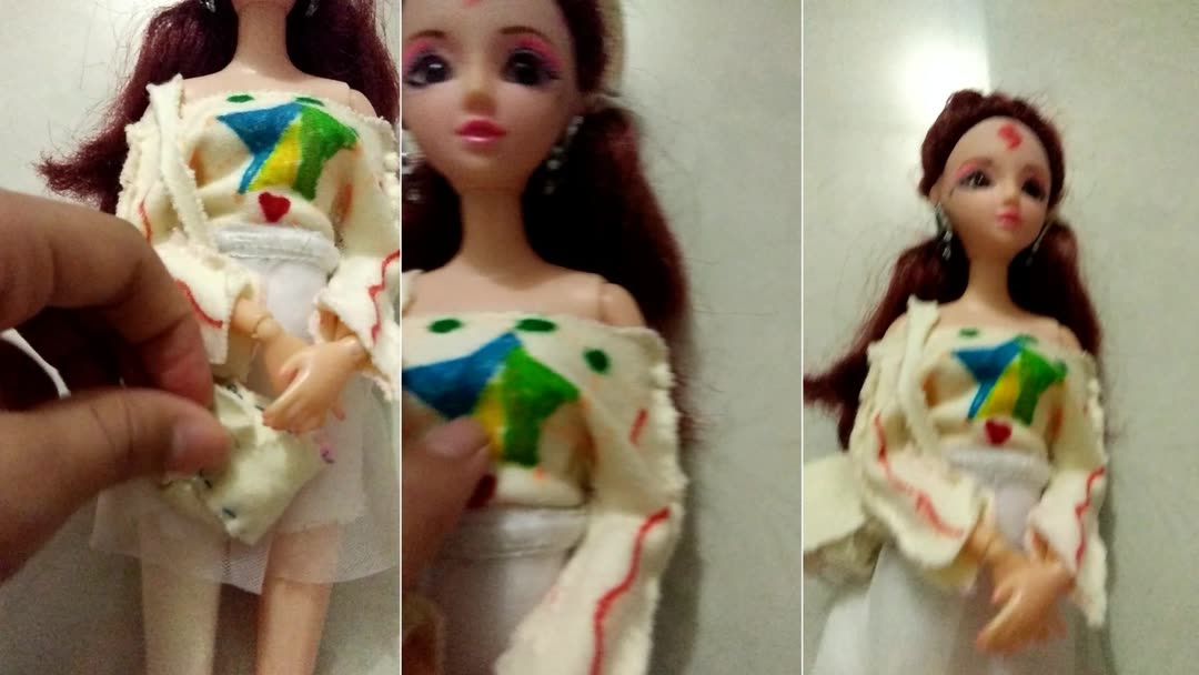 手工制作芭比娃娃秋冬季服装