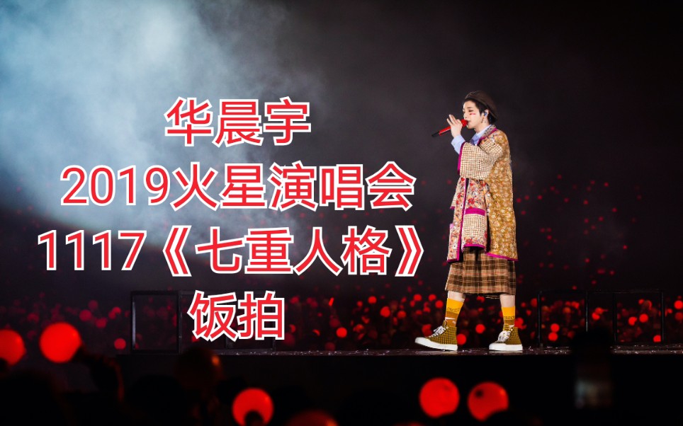【华晨宇】2019海口火星演唱会11.17新歌《七重人格》看台区饭拍