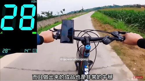 用角磨机改装的电动自行车,可骑行,可助推,效果真是太棒了!