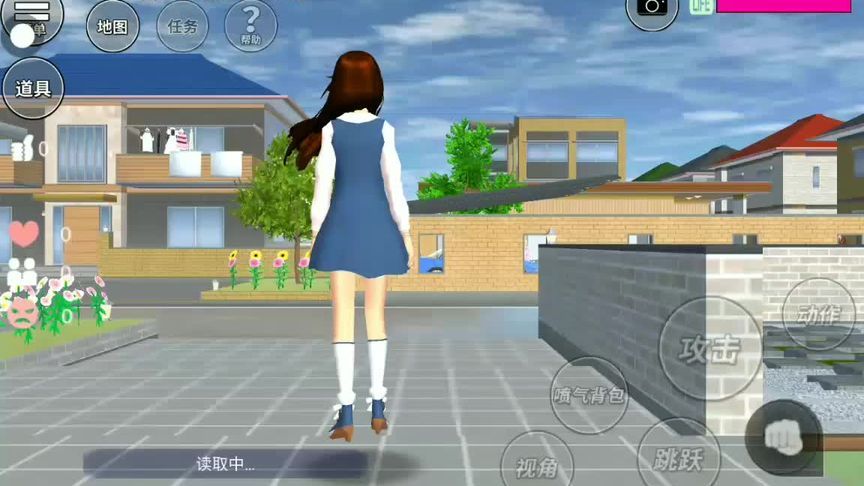 #樱花校园模拟器跑酷