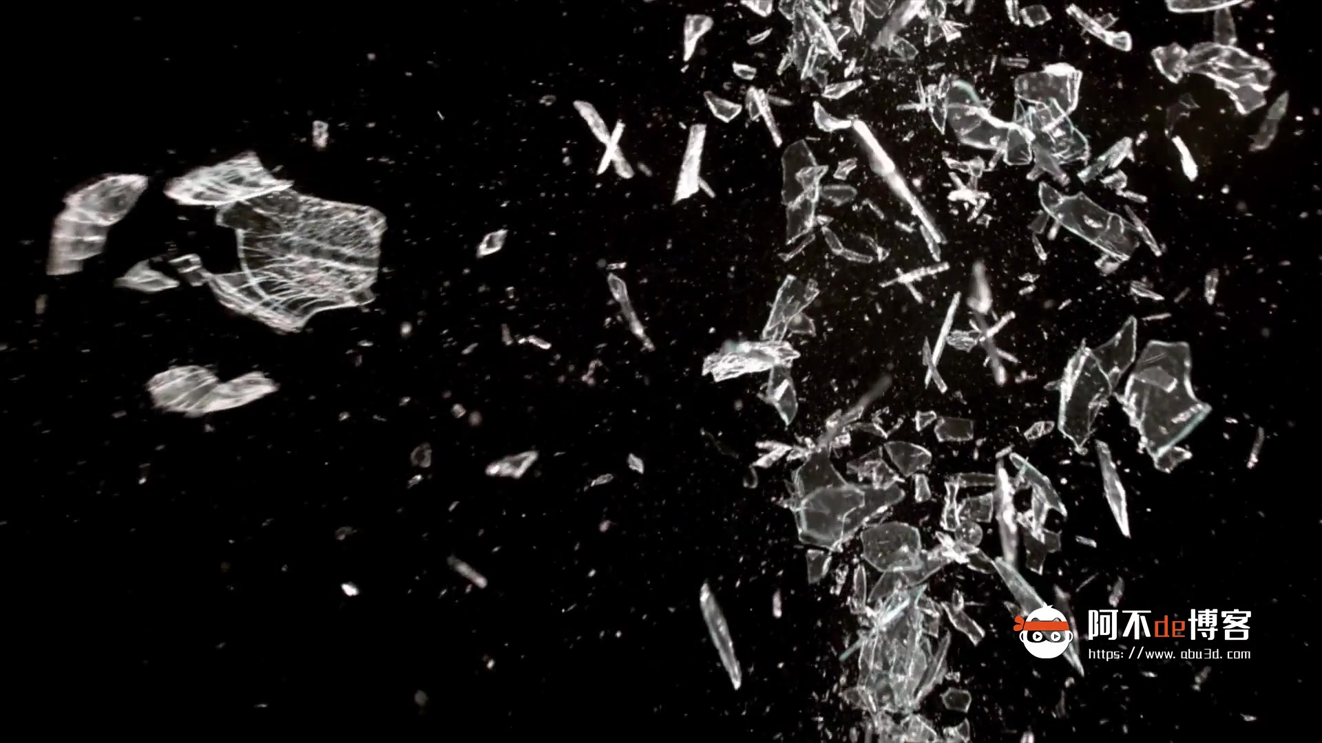 视频素材 184个4K玻璃撞击炸裂破碎动画 特效合成素材 Glass Breaks ...