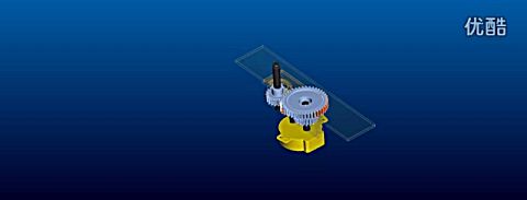 PROE仿真-电机驱动齿轮内外圈运动