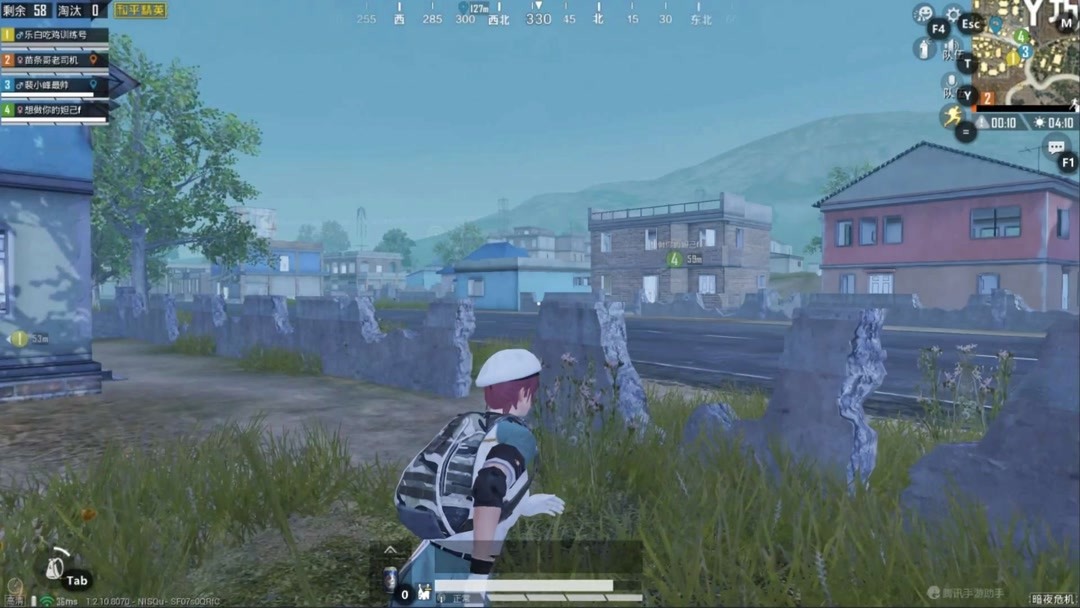 裴小峰和平精英,暗夜危机和小姐姐一起打僵尸