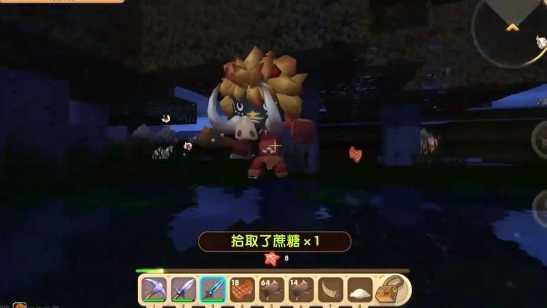 新版迷你世界:没有火堆的时候 怪物就会出现 我们该怎么办?