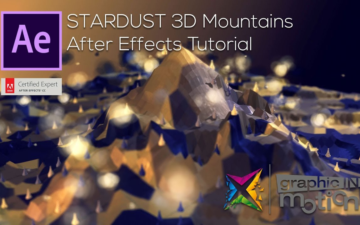【AE教程】Stardust 3D地形