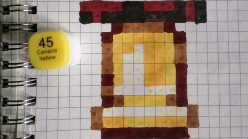 我的世界像素画教程