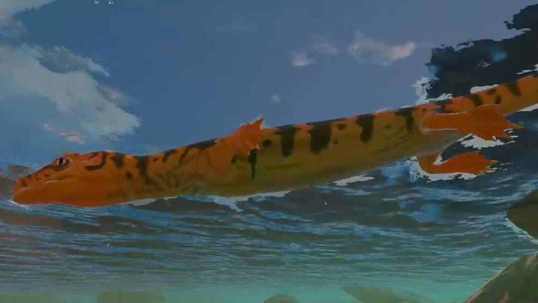 两栖霸主蜥蜴畅游海底世界!海底大猎杀无尽版