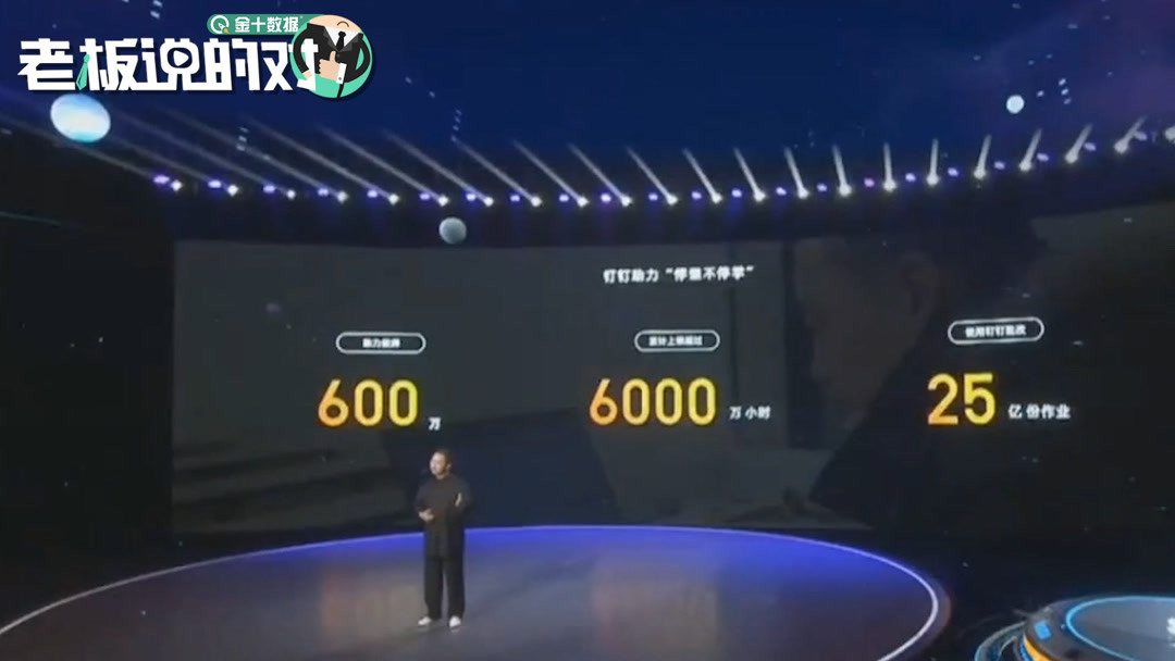 钉钉CEO:全国1.3亿学生用钉钉上网课,累计交了25亿份作业