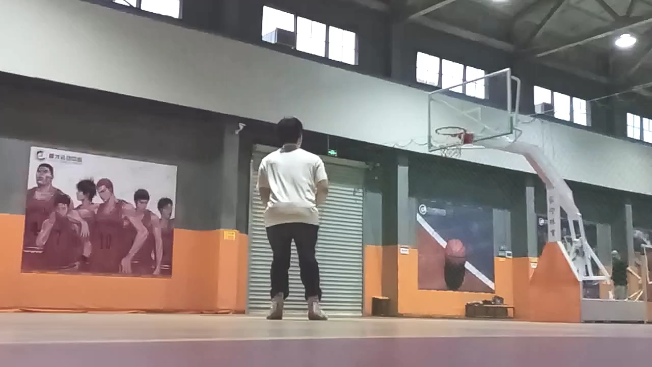 改进后的一段式投篮姿势,超级流畅