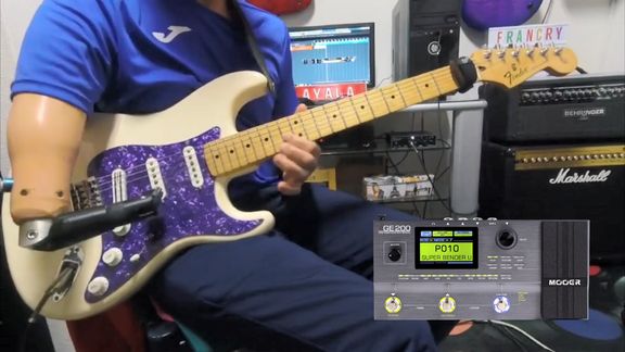 海外励志哥,带来GE200录制的最新作品!#电吉他 #效果器 #吉他