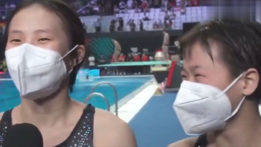 搞笑女再上线!陈芋汐采访卡词逗笑全红婵 采访结束礼貌鞠躬说栓Q