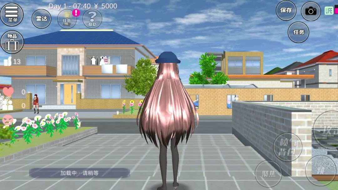 樱花校园模拟器爆笑版:呃翻车了