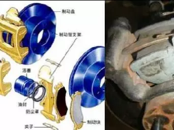 液压制动盘式制动器结构、原理及故障修理