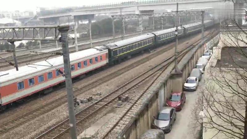 2019.1.14京沪线郑局郑段HXD1D0645牵引K234次列车进南京站