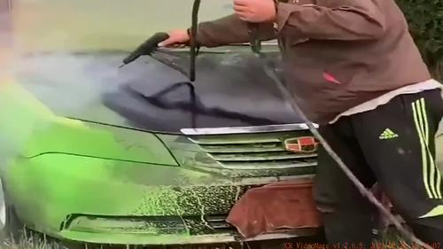 这是我见过最牛的洗车水枪,连油漆都能洗掉,要换车了!