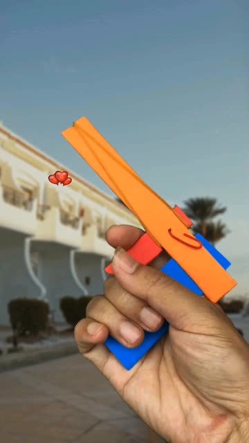 ...用纸和皮筋做