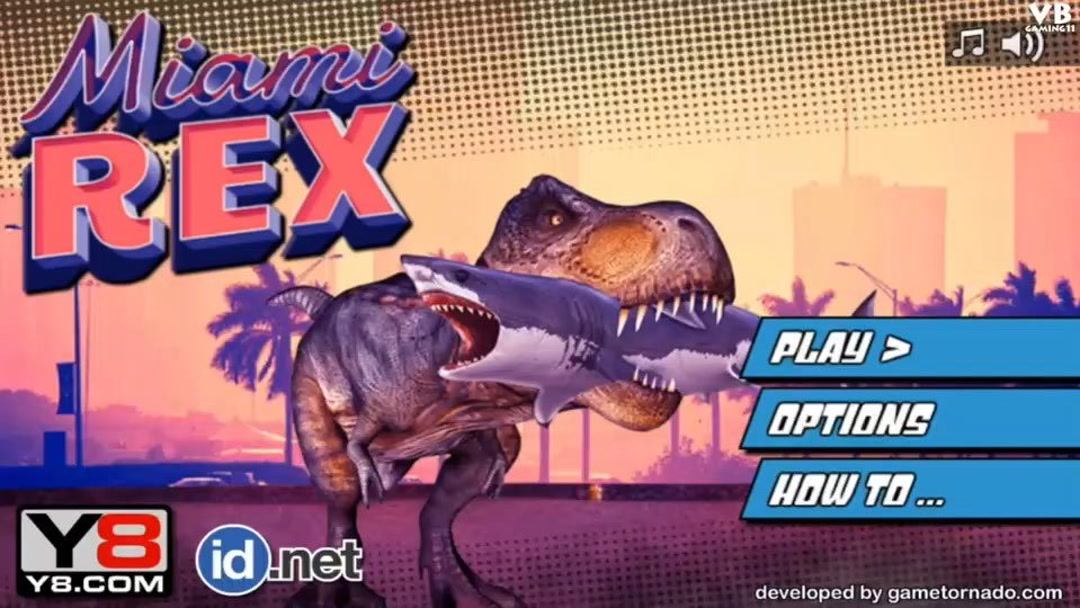 巨齿鲨VS霸王龙 僵尸鲨鱼 恐龙大作战 霸王龙模拟生存!