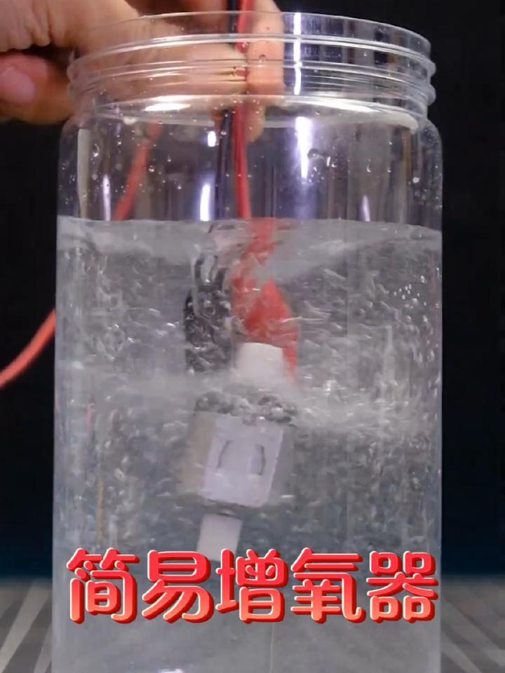 直流电机做简易增氧器#增氧器