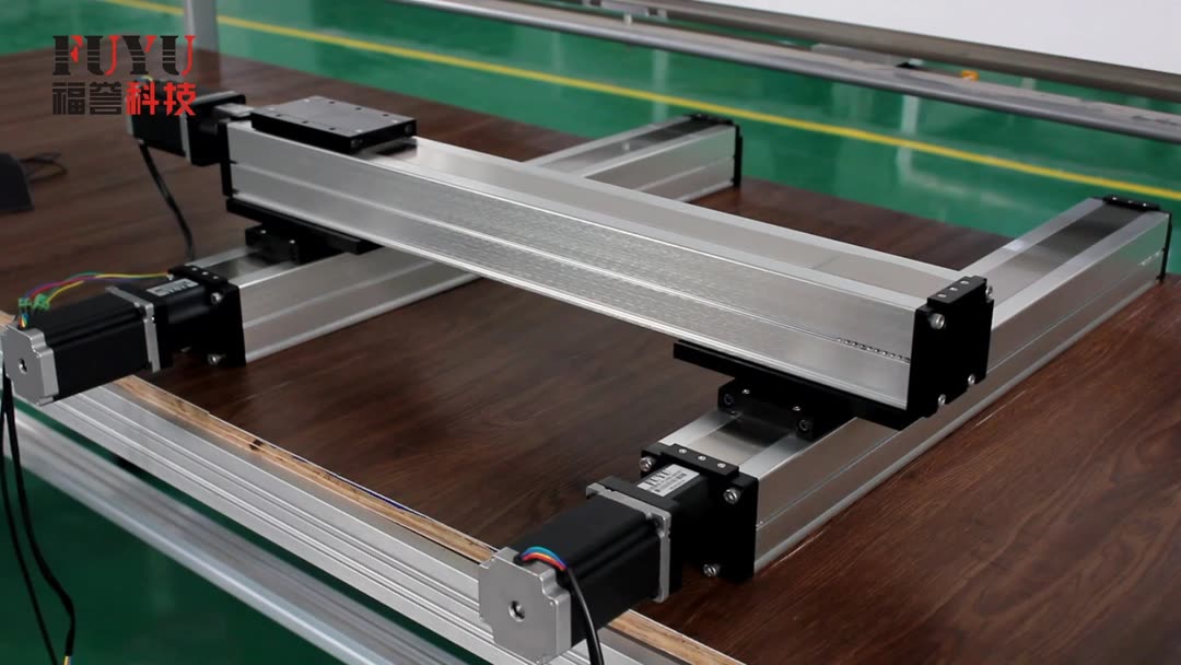 全封闭直线模组-两轴滑台-防尘防水IP66 运动视频-福誉科技厂家