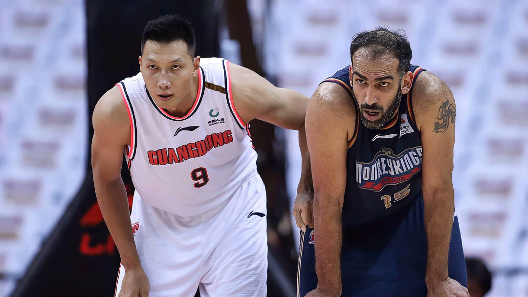 2015亚锦赛中国男篮对伊朗,易建联霸气隔扣,最终复仇天津亚锦赛