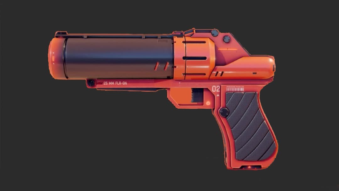 【3dmax武器建模】信号枪模型制作教程。3d建模基础教程