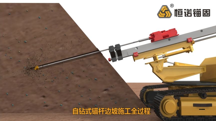 自钻式中空注浆锚杆施工工艺
