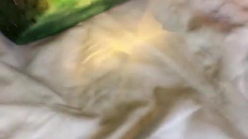这次收藏了一个特别大的翡翠原石,看着晶莹剔透的,一个做出镯子来不错