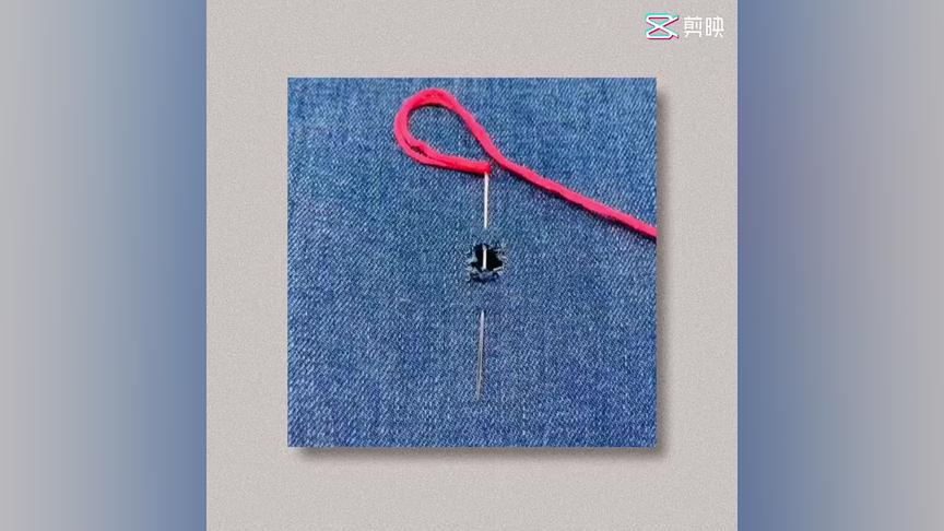 #精工织补 衣服有了破洞怎么办,教你一招轻松搞定#修补
