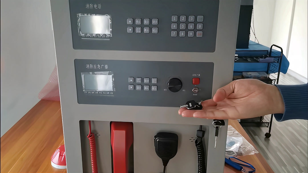 北大青鸟消防应急广播电话一体机开箱演示