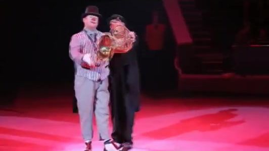 乌克兰双人小丑 滑稽表演接中国工作邀请#演出现场 #演出 #景区