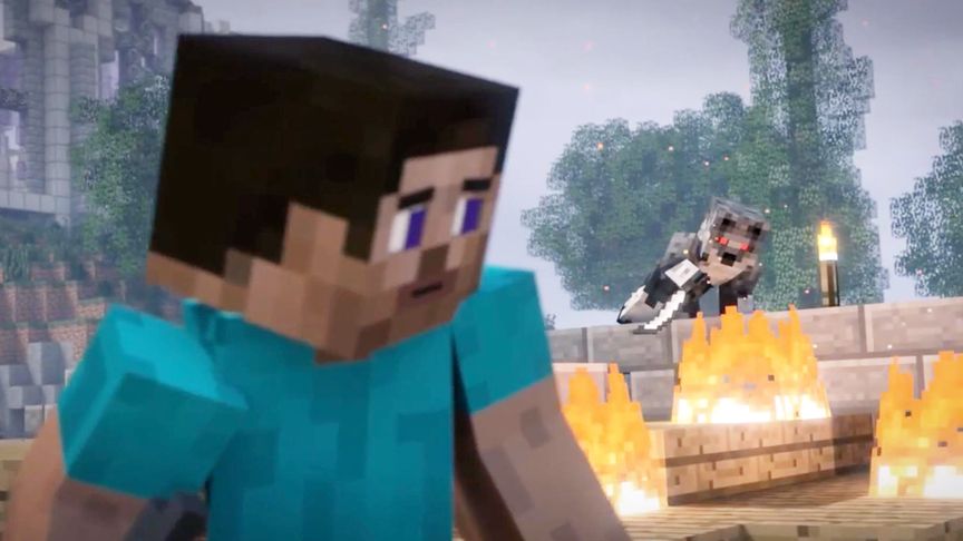 我的世界:史蒂夫大战实体303 精彩的动画影片 第1集