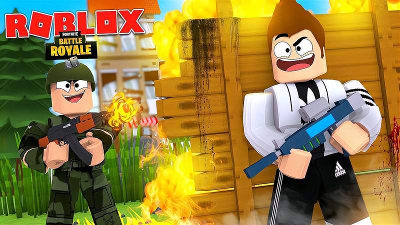 Roblox绝地求生模拟器:欢乐刺激战场!堡垒之夜大作战!小格解说