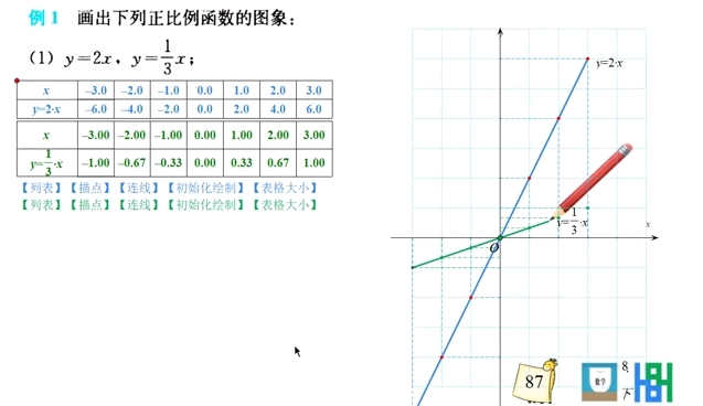 人教8下-双函数图像绘制