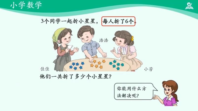 用同数连加解决问题