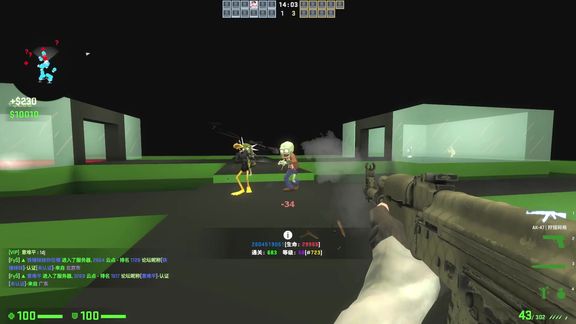 CSGO僵尸逃跑模式《看谁跑的快》