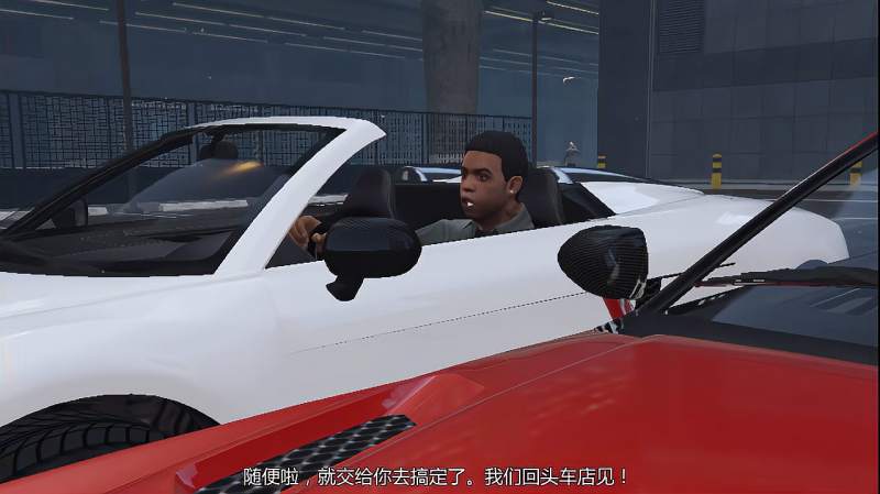 新手第一次开敞篷跑车,速度太快方向太难把控,还差点撞到外星人