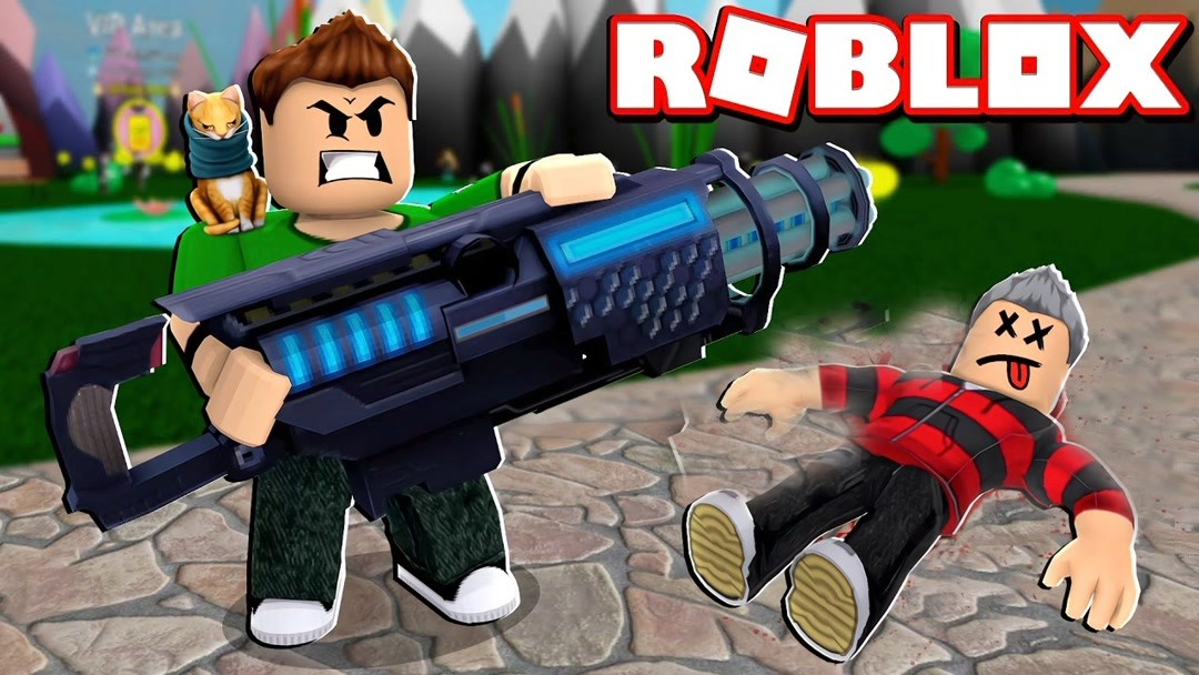 Roblox射击模拟器:解锁最强激光枪!大战火山熔岩巨兽?小格解说