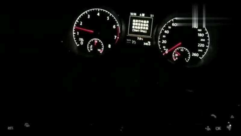 大众凌渡0100加速测试,蛮快的