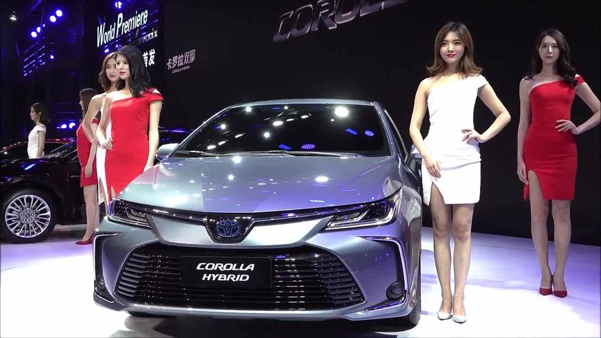 2018广州国际车展 丰田汽车 车展美模
