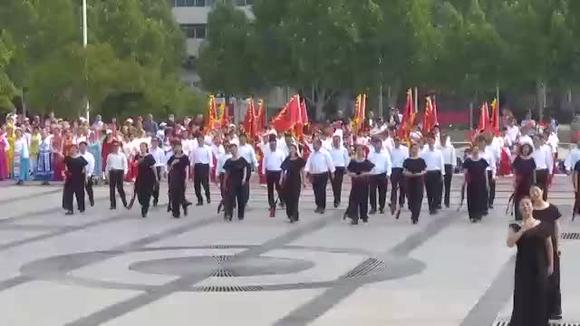 迎民族盛会·庆七十华诞 上街区庆民族运动会100天倒计时活动