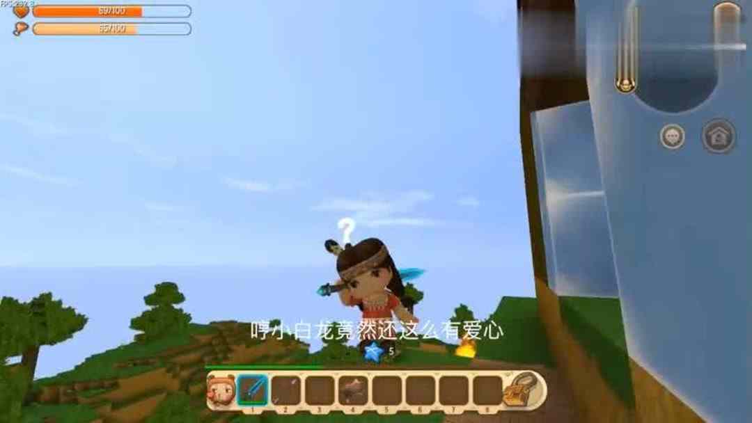 迷你世界:小乾别做梦了我不会给你开门的我这招叫做关门放狗