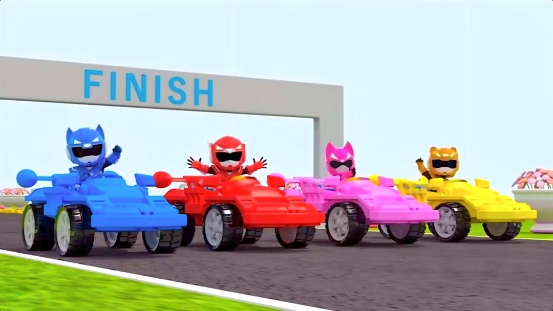 工程车益智动画 工程车小汽车学习颜色