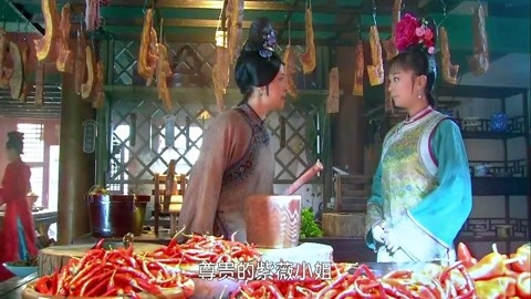 新还珠格格:桂嬷嬷刁难紫薇,紫薇干不了重活,就要她捣辣椒