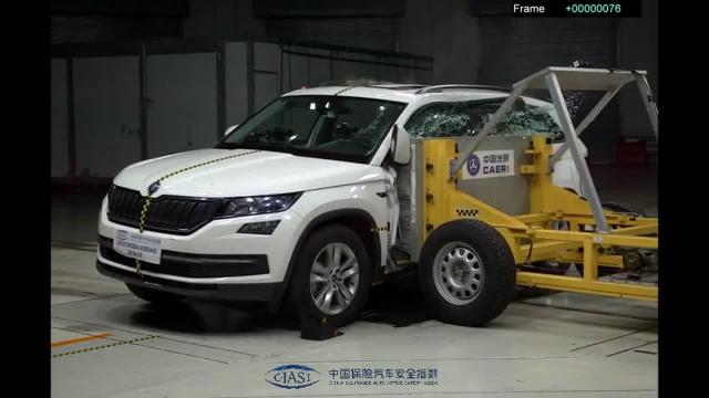 斯柯达 柯迪亚克 中保研侧面碰撞测试